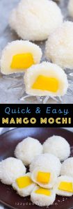 Classic Mango Mochi (Easy Daifuku with Coconut Milk)
