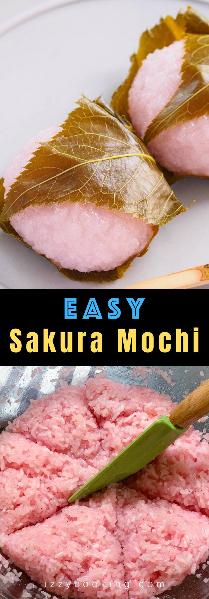 Sakura Mochi (Easy Japanese Pink Mochi Recipe)