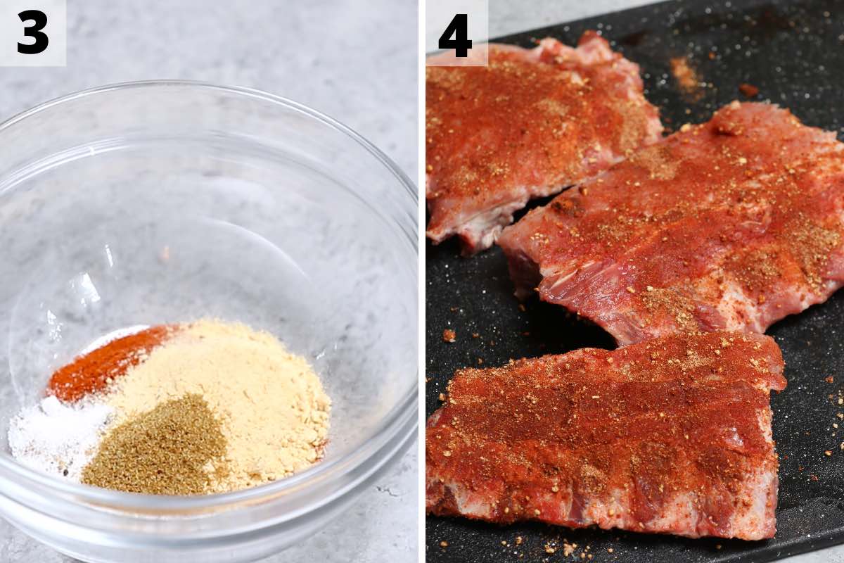 30 Minutes Tender Air Fryer Ribs with Barbecue Sauce