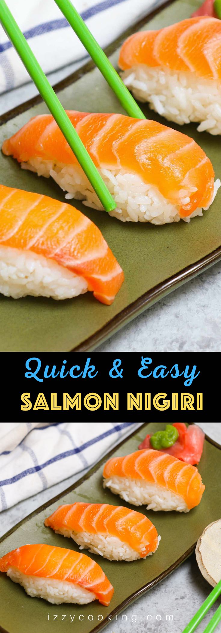 Easy Salmon Nigiri