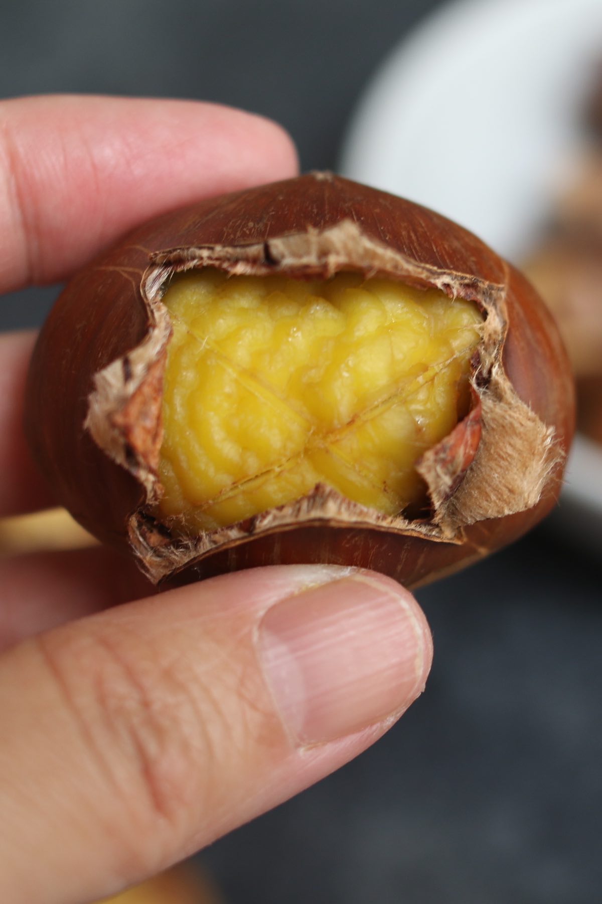 Roasted Chestnuts on an Open Fire (+ How to Peel Chestnuts Easily)