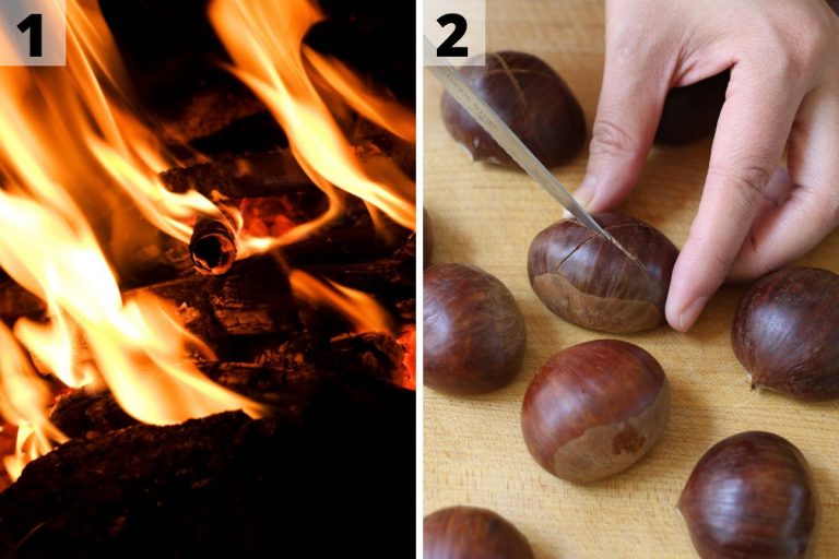 Roasted Chestnuts on an Open Fire (+ How to Peel Chestnuts Easily)