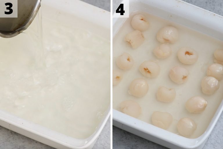 Lychee Jelly with Coconut Flavor (4 Ingredients)
