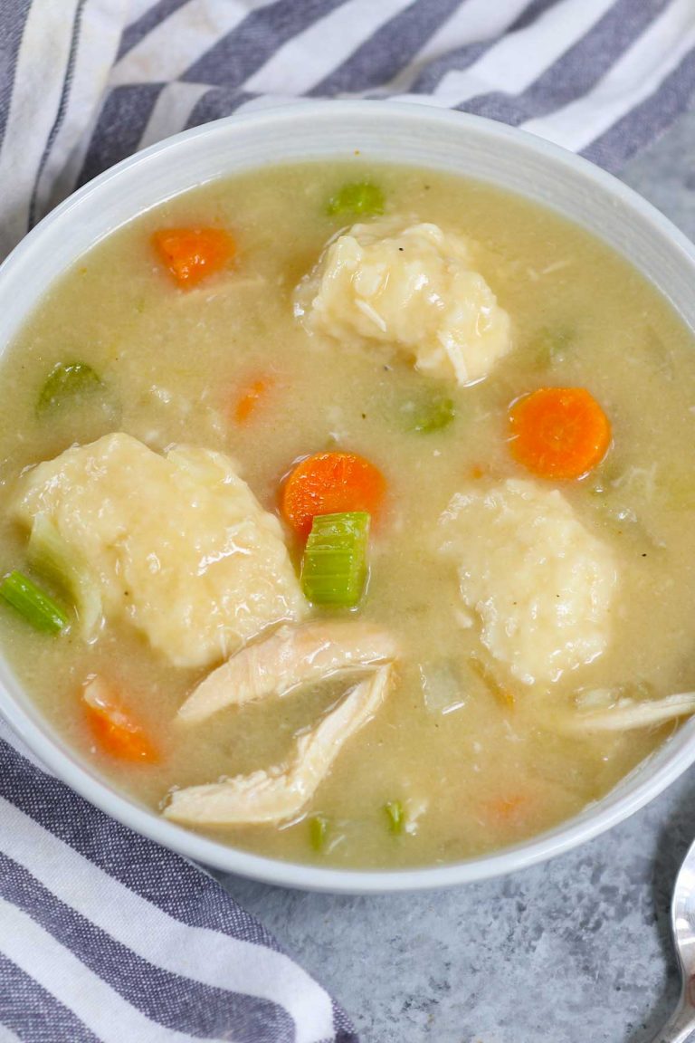 Easy Bisquick Chicken and Dumplings (30 Minutes!)