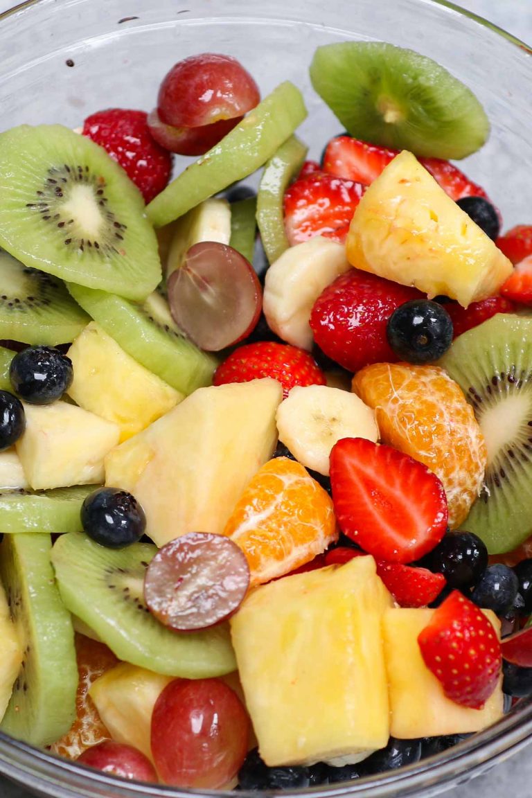 Fruit Cocktail (Easy Homemade Fruit Cocktail Salad Recipe) - IzzyCooking