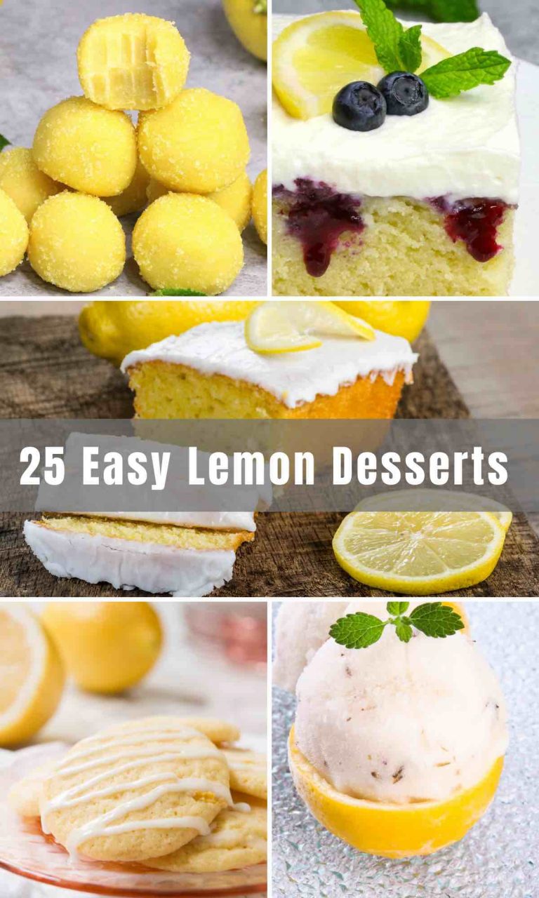 25 Easy Lemon Desserts (Simple Recipes That You Can Make At Home ...
