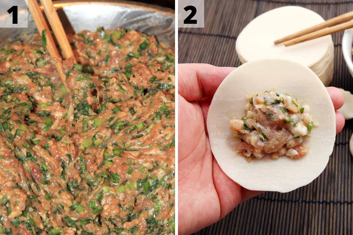 Peking Ravioli (Pan Fried Peking Dumplings) - IzzyCooking