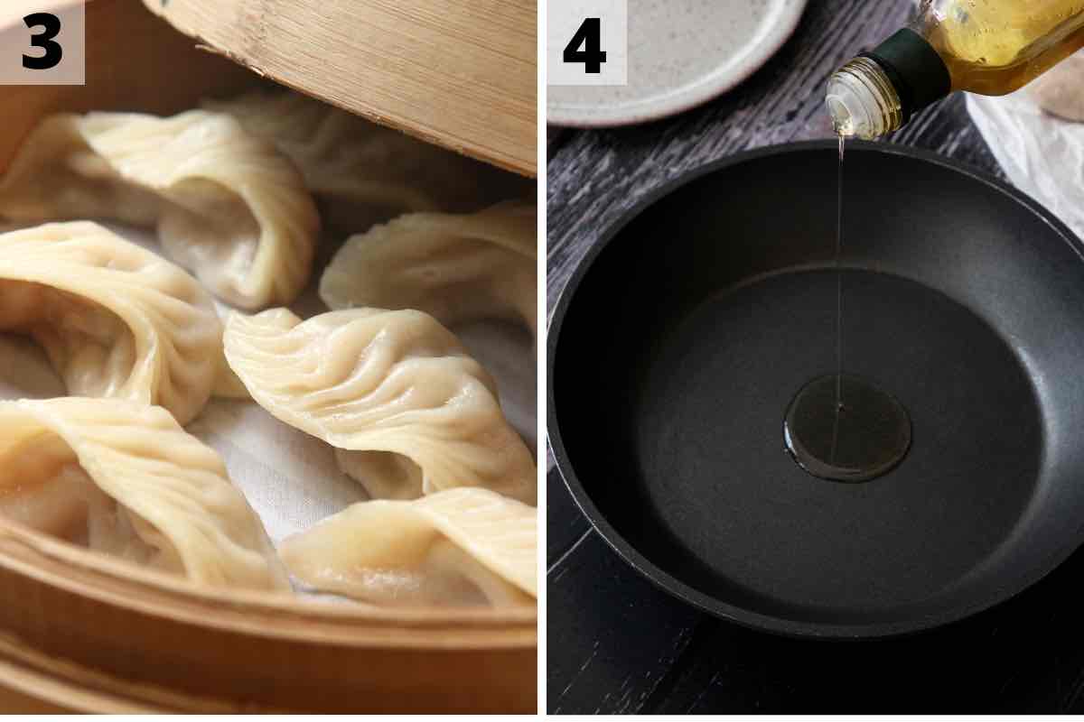 Peking Ravioli (Pan Fried Peking Dumplings) - IzzyCooking