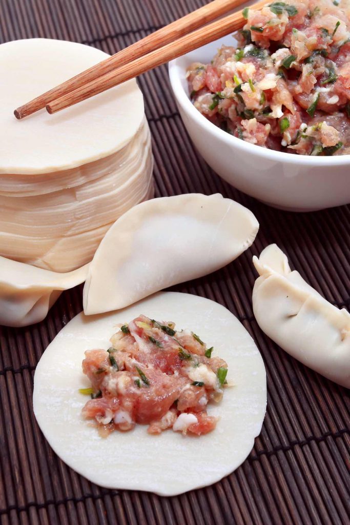 Peking Ravioli (Pan Fried Peking Dumplings) - IzzyCooking