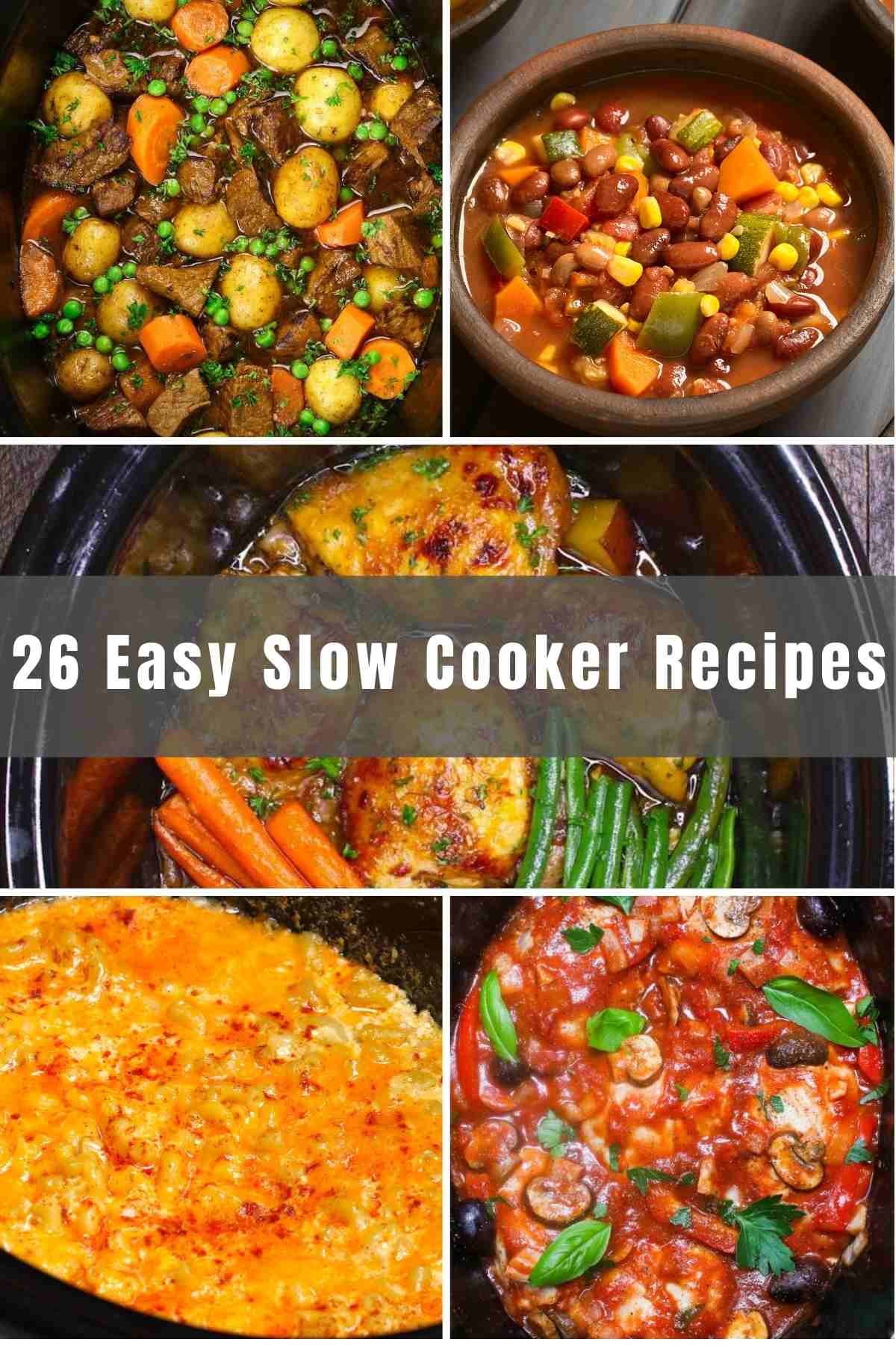 26 Super Easy Slow Cooker Recipes Best Dump And Go Crockpot Ideas 26 Super Easy Slow Cooker Recipes Best Dump And Go Crockpot Ideas