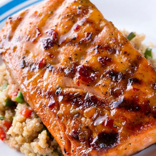 Grilled Salmon Marinade - IzzyCooking
