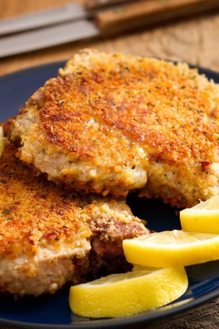 Easy Parmesan Pork Chops - IzzyCooking
