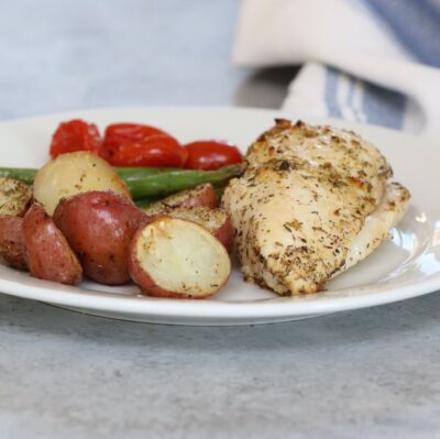 Baked Chicken Breast With Rib Meat - IzzyCooking