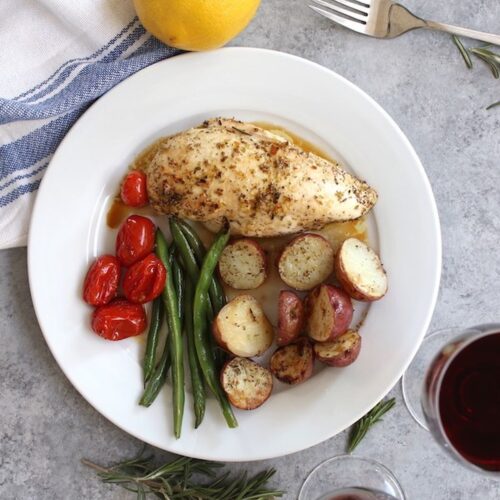 Baked Chicken Breast With Rib Meat - IzzyCooking