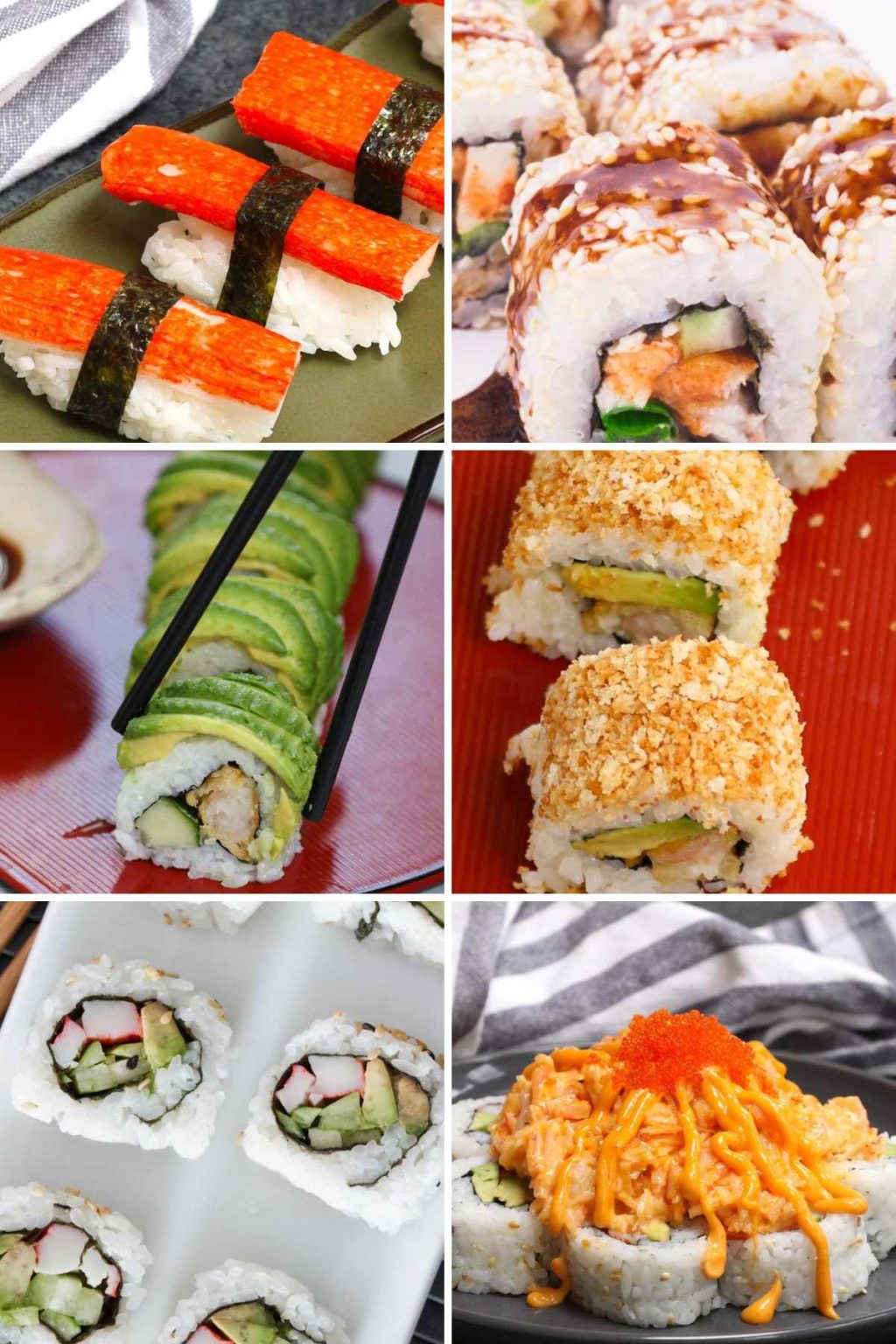 24 Popular Cooked Sushi (Easy Sushi Rolls to Order at Restaurant or ...