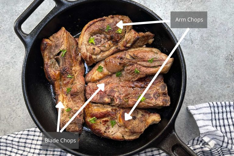 Quick and Easy Lamb Shoulder Chops - IzzyCooking