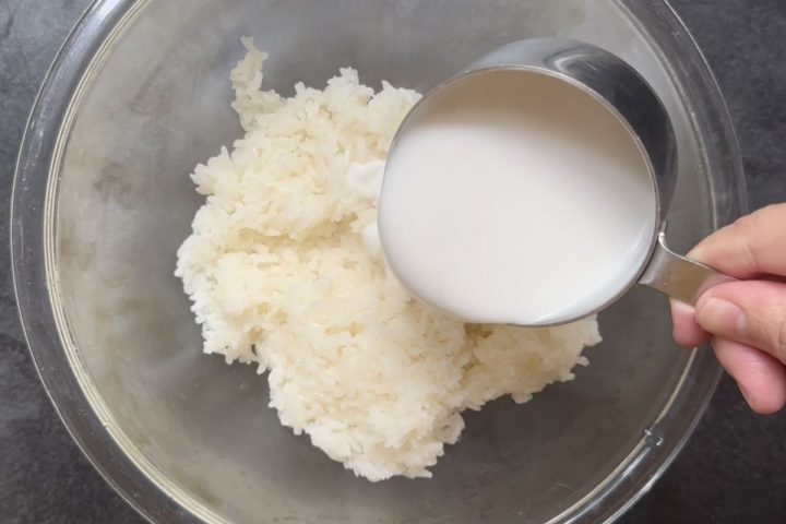 Thai Coconut Sweet Rice with Mango (No-Soak Recipe) - IzzyCooking