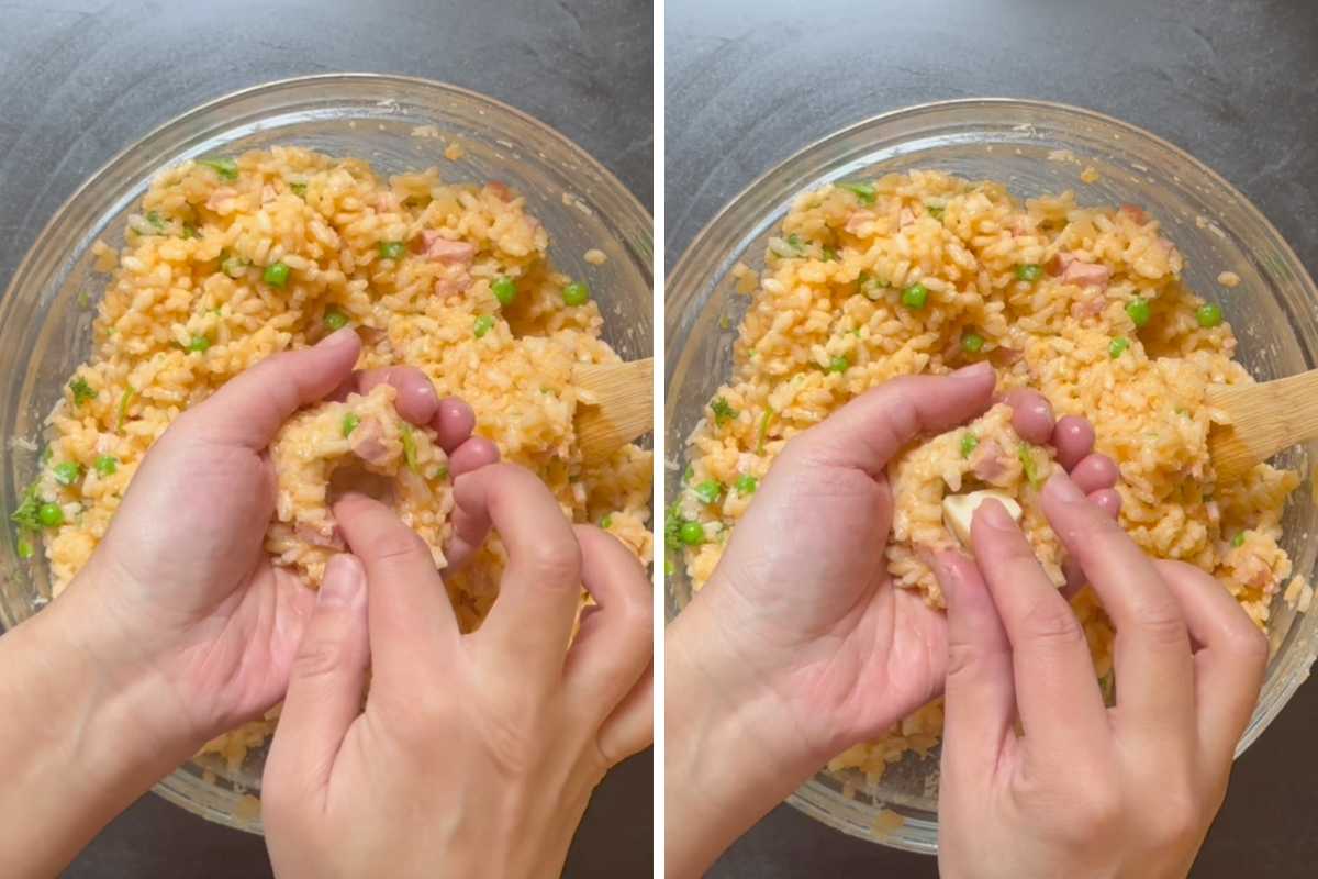 Baked Arancini (Italian Rice Balls Recipe) - IzzyCooking